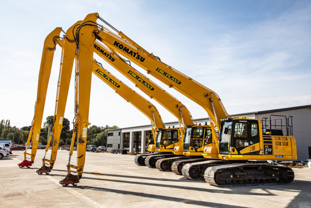 Komatsu PC210 LC Long Reach Excavator For Hire